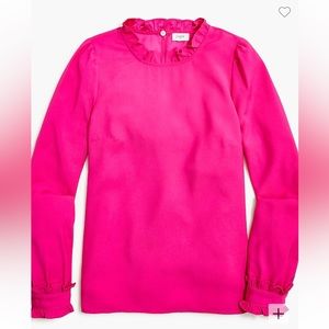 J. Crew Factory | Tops | Nwt J Crew Factory Ruffleneck Top | Poshmark